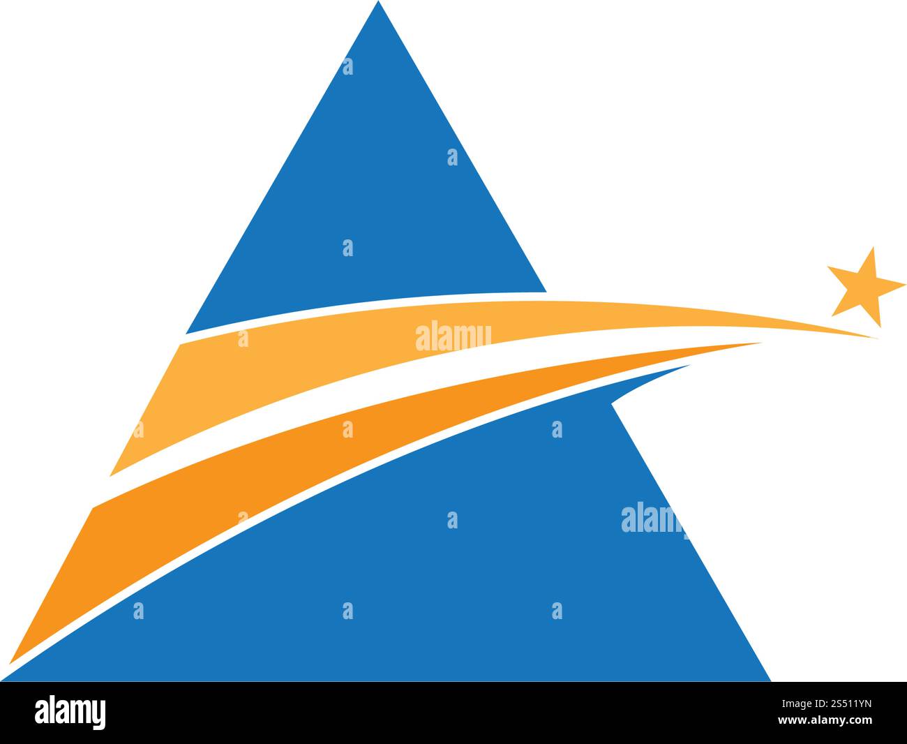 Triangle Logo vector Template Stock Vector Image & Art - Alamy