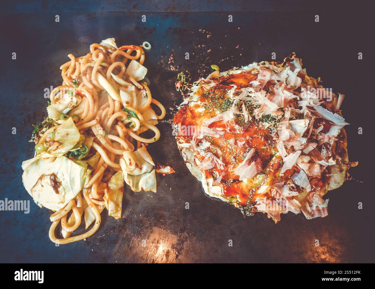 teppanyaki, japanese traditional hot plate food, Kyoto, Japan ...