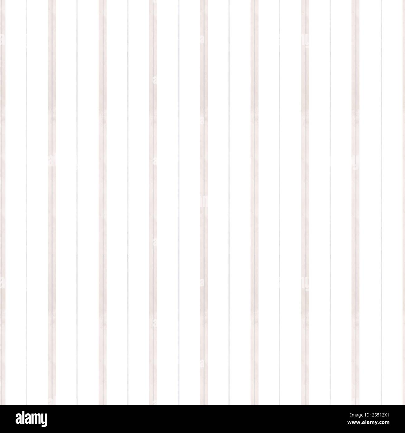 Cute stripes in pastel shades on a seamless pattern. Watercolor ...