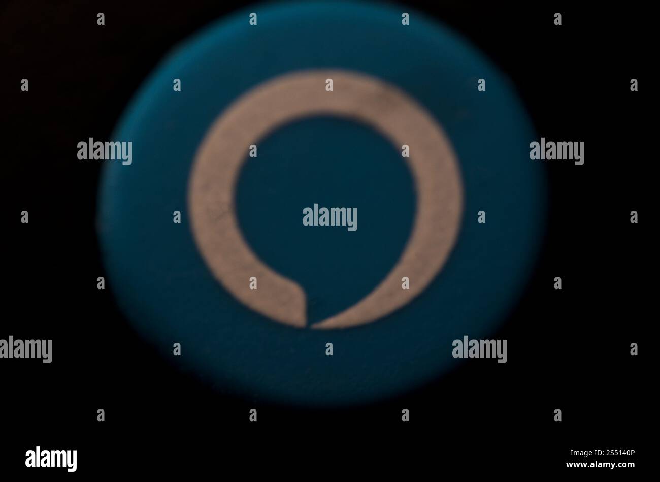 Symbol fire tv Alexa equipment device system in white with black ...