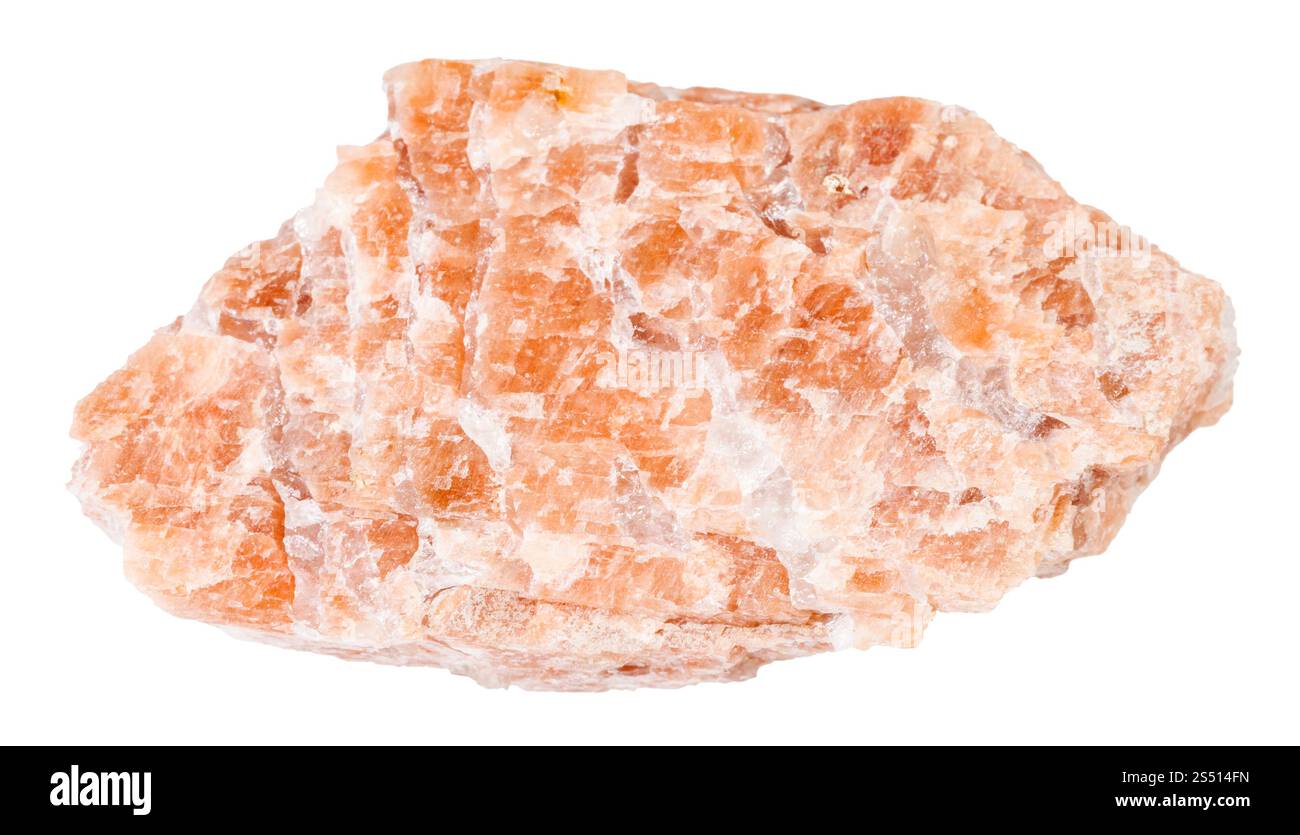 macro shooting of natural mineral rock specimen - rough pink pegmatite ...