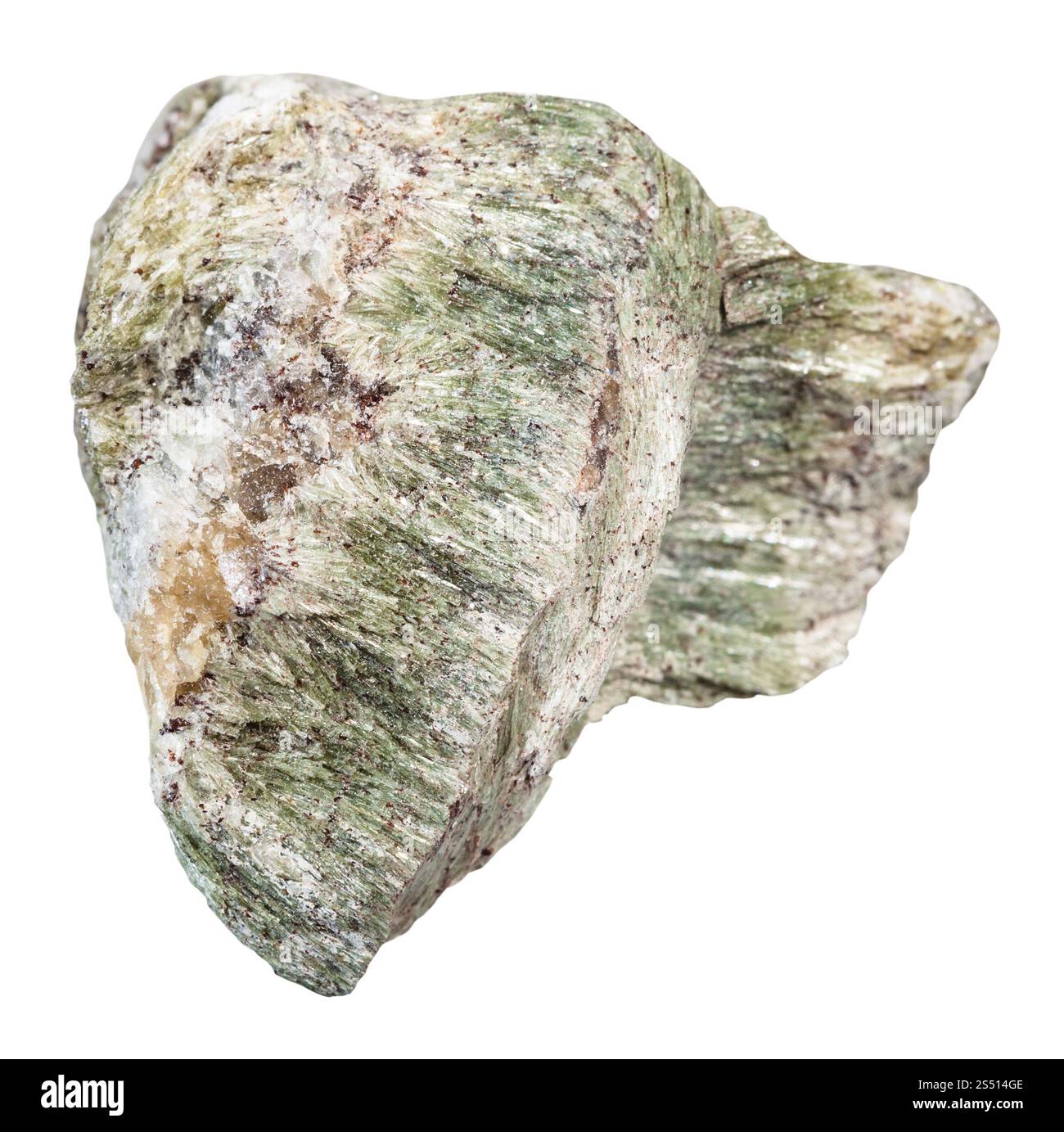 macro shooting of natural mineral rock specimen - rough richterite ...
