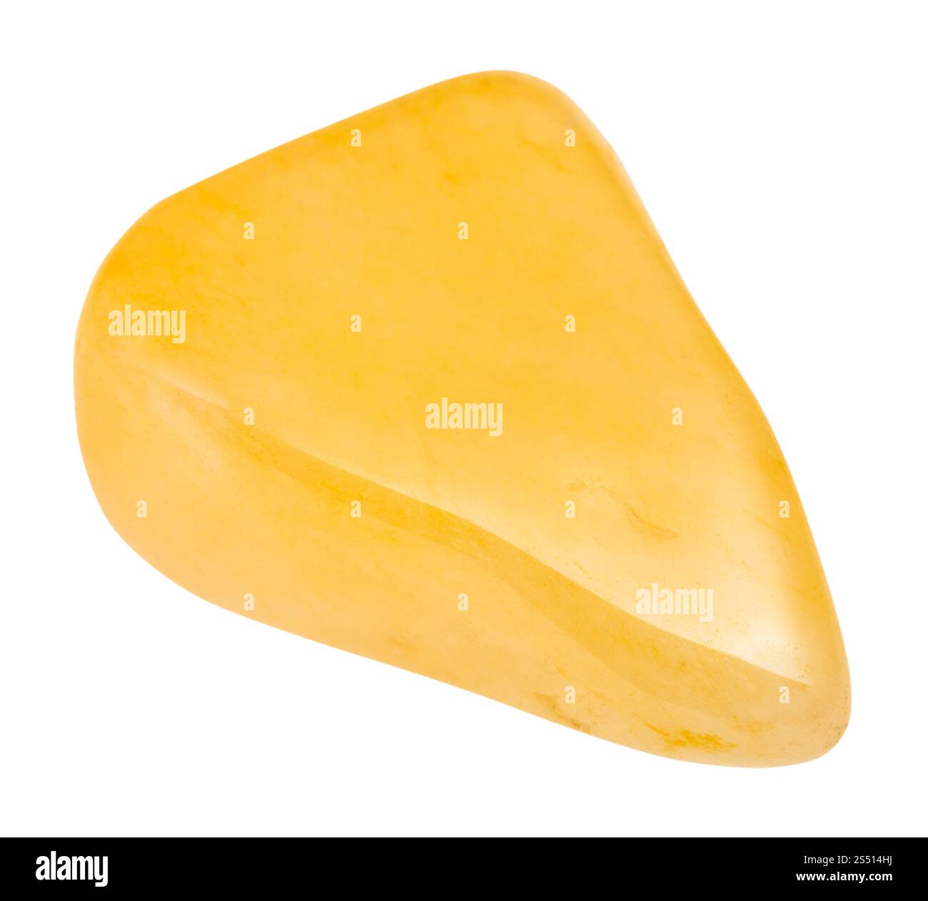 macro shooting of natural mineral rock specimen - tumbled yellow ...