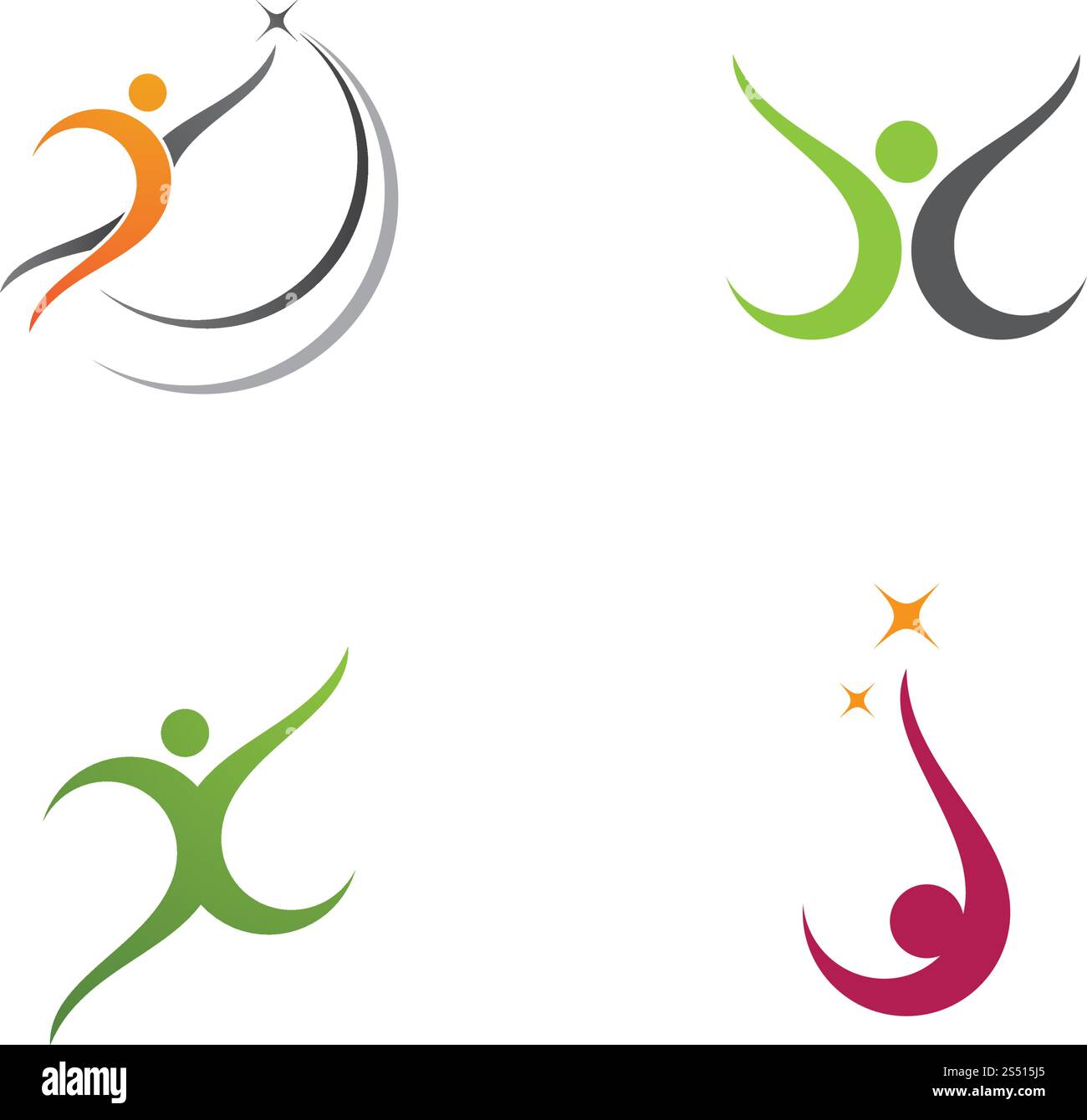 Human character logo sign,Health care logo Stock Vector Image & Art - Alamy