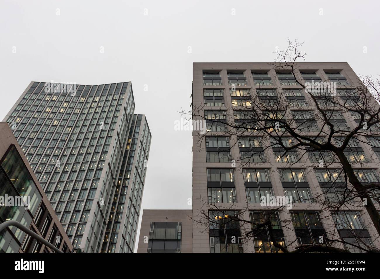 A view of office buildings in Frankfurt am Main, Germany's financial ...