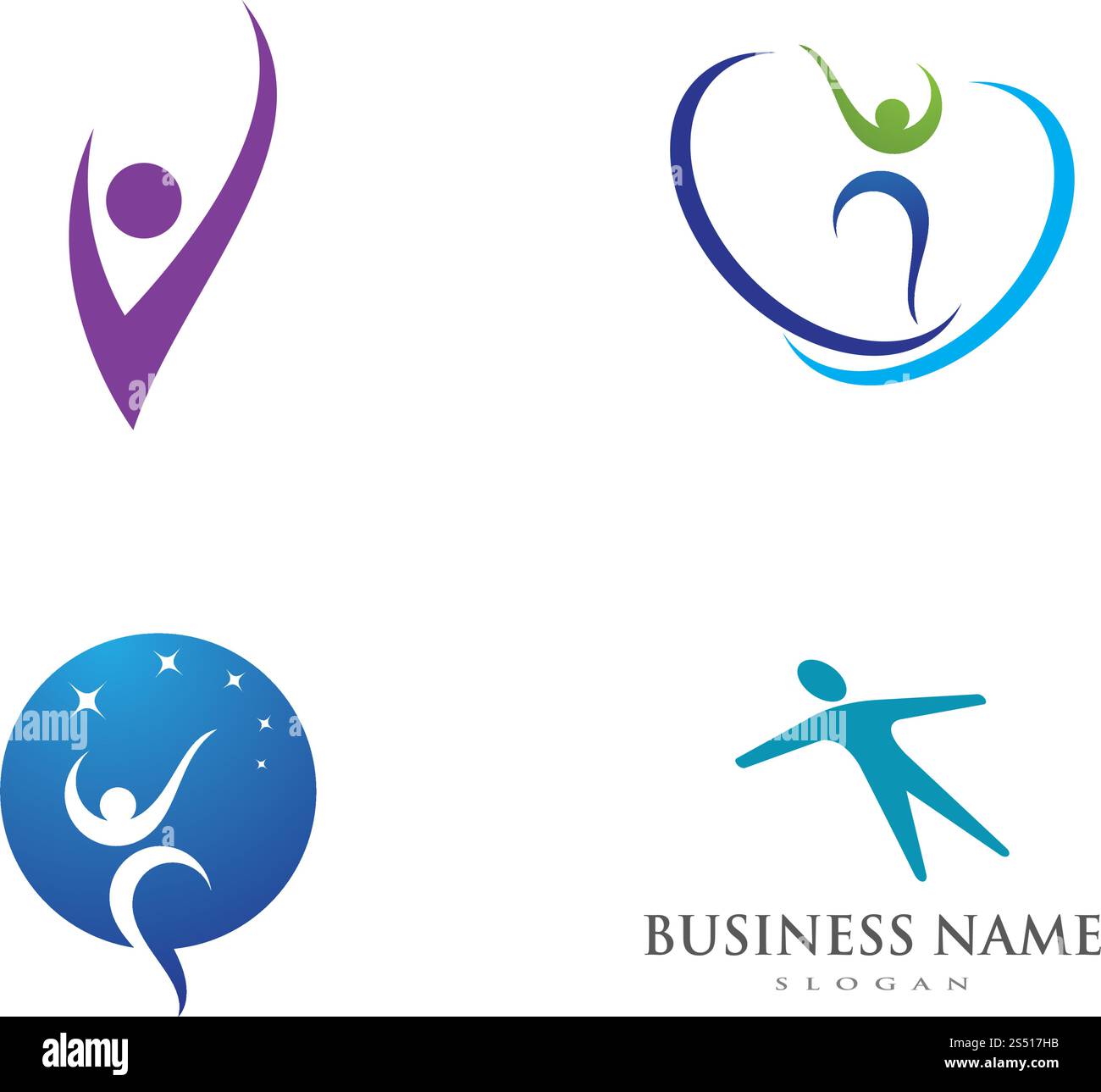 Human character logo sign,Health care logo Stock Vector Image & Art - Alamy