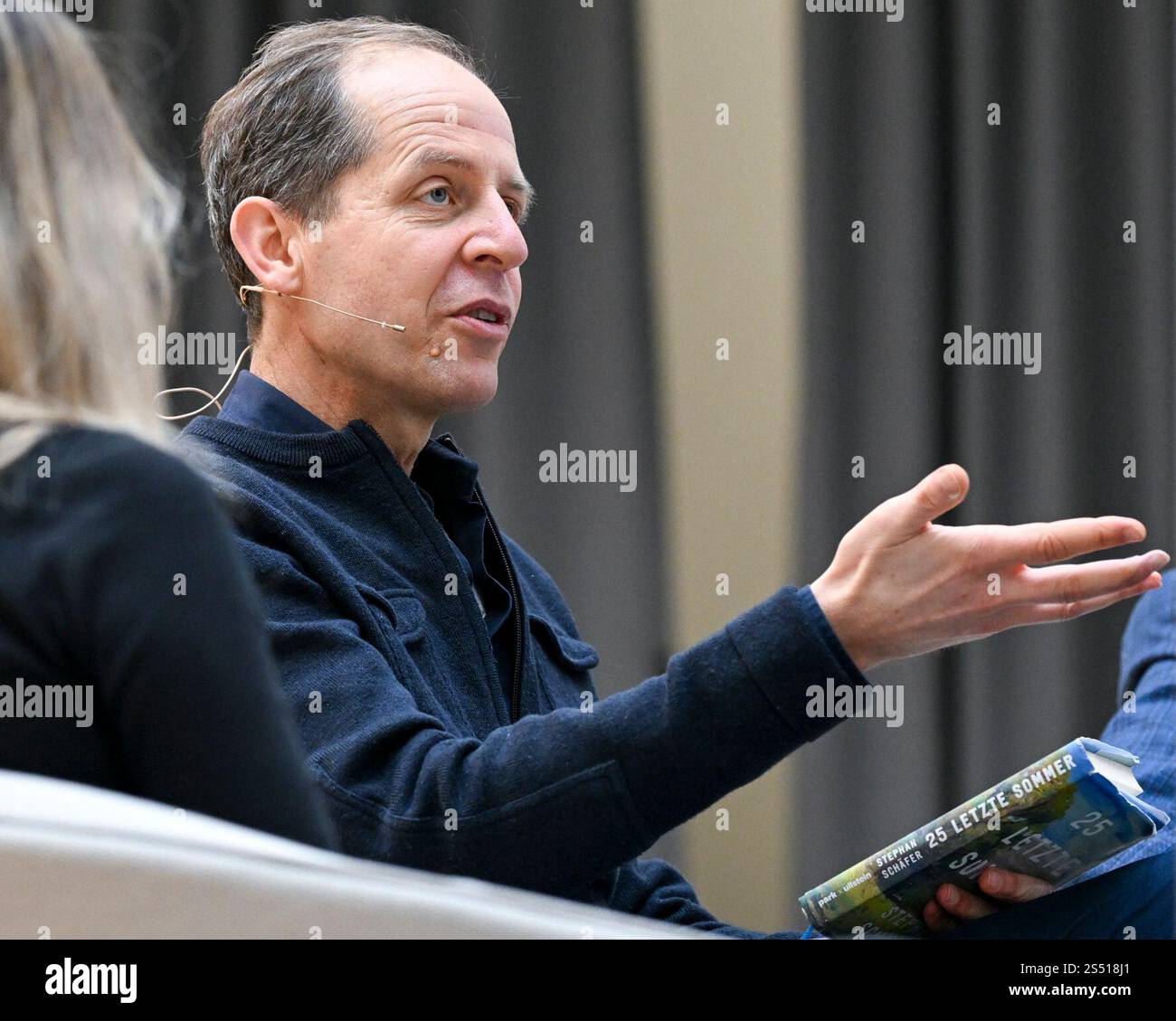 PRODUCTION - 13 January 2025, Berlin: Author Stephan Schäfer at a ...