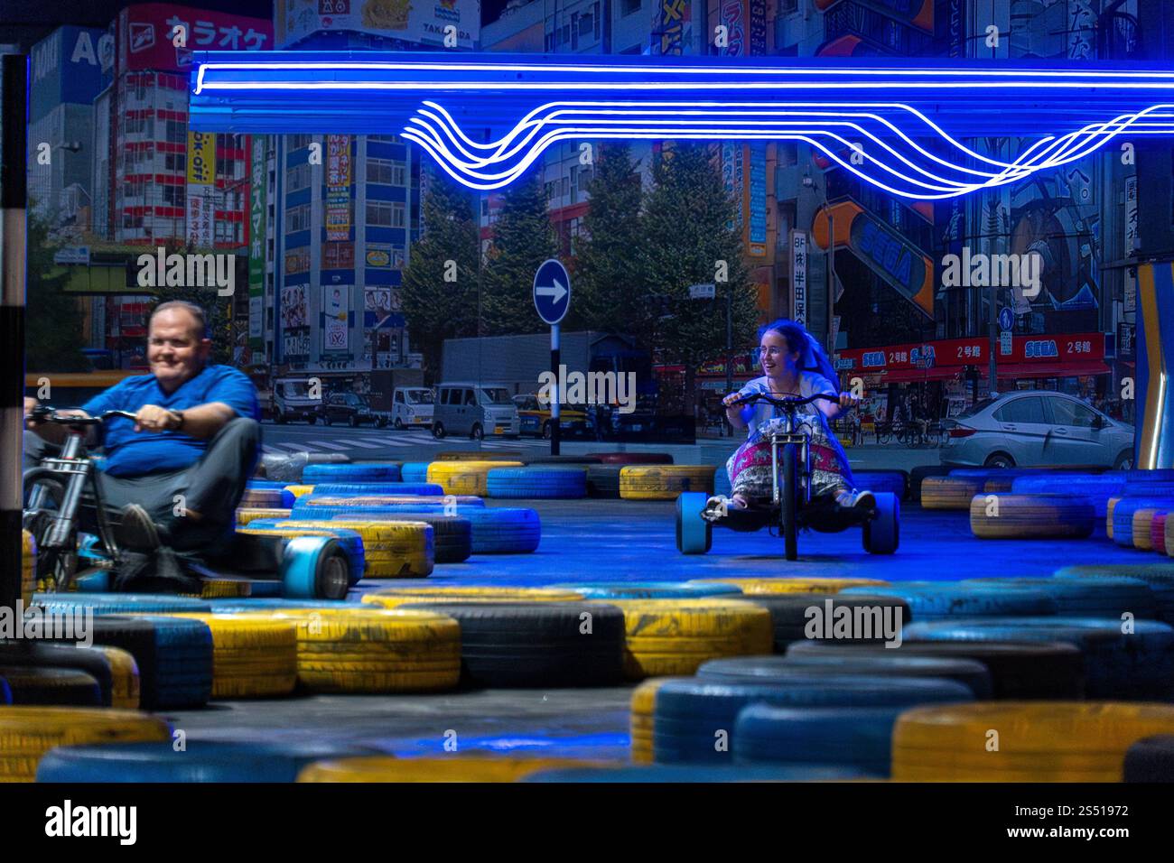 Drift triking in Bangkok thailand. High quality photo Stock Photo - Alamy