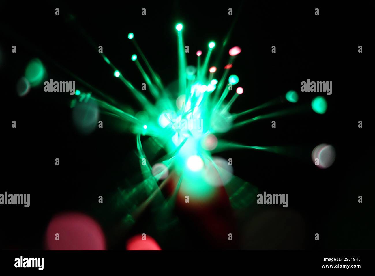 Colorful light explosion on black background. Futuristic wallpaper ...