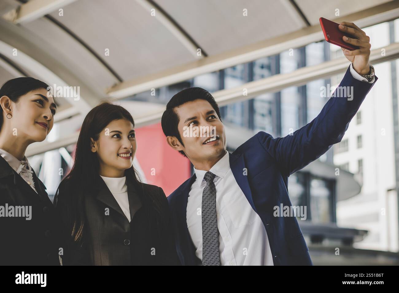 Business man taking selfie photo hi-res stock photography and images ...