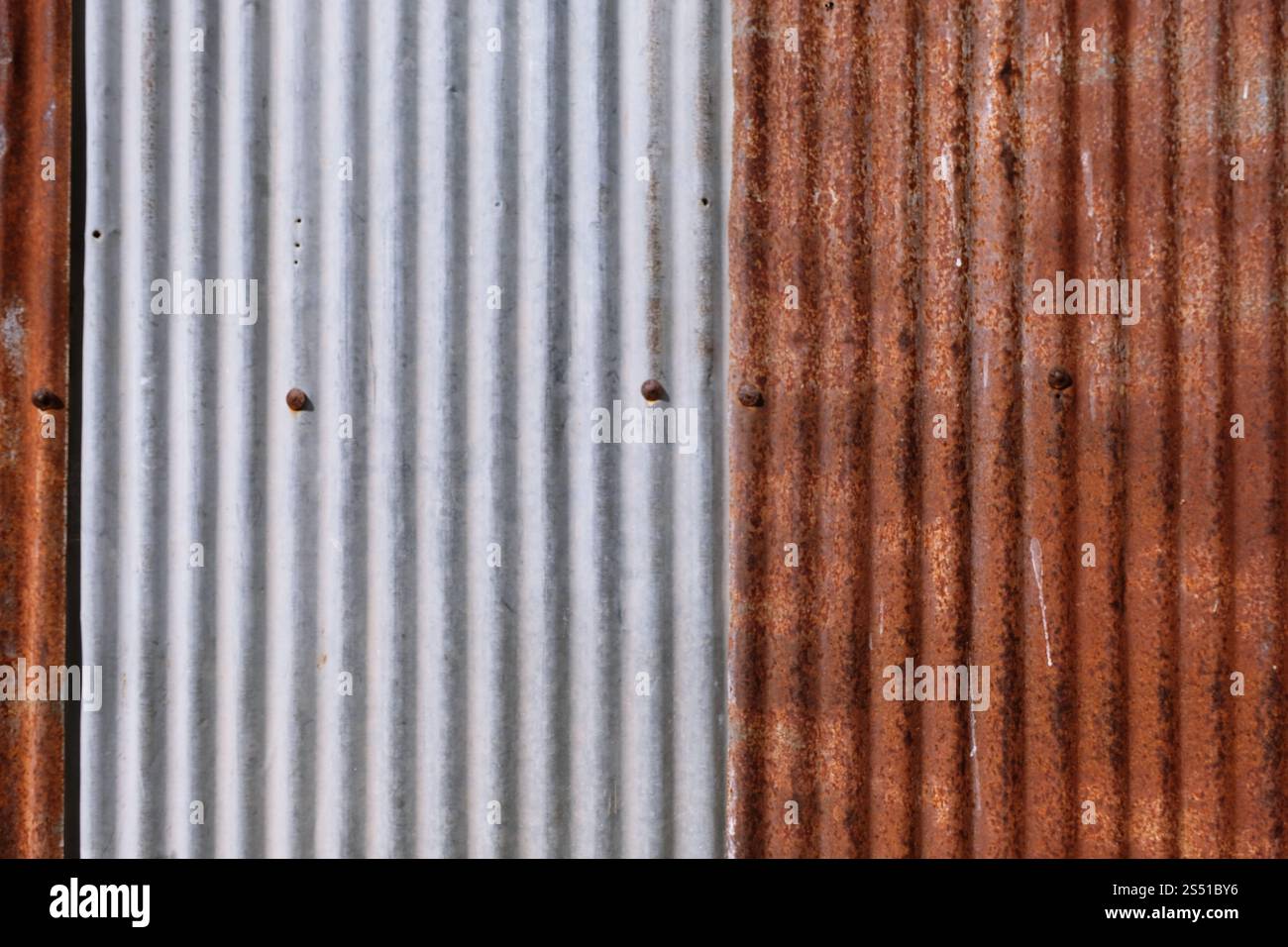old rusty galvanized. wheathered rust and scratched steel texture ...