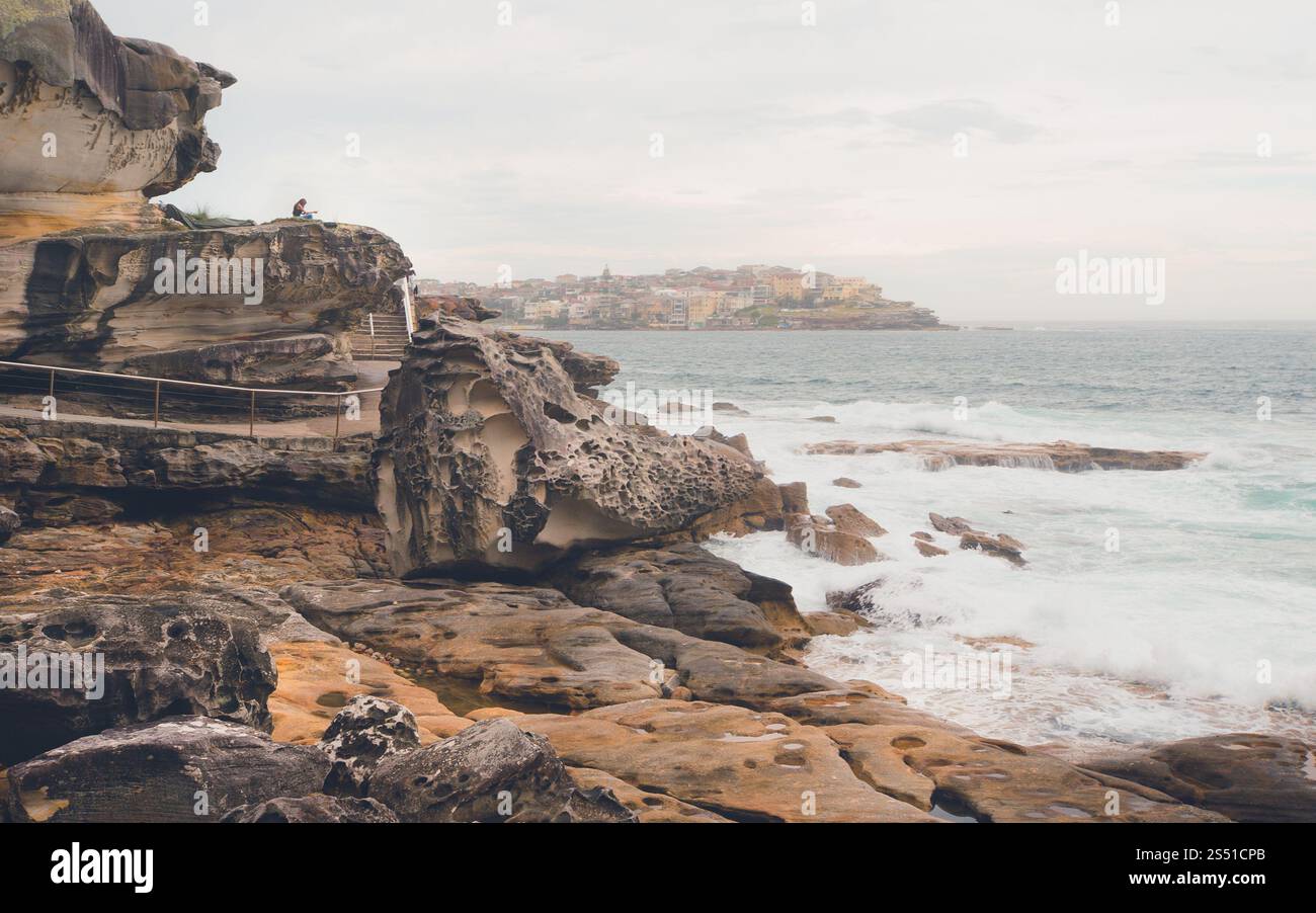 Aerial view bondi beach coastline hi-res stock photography and images ...