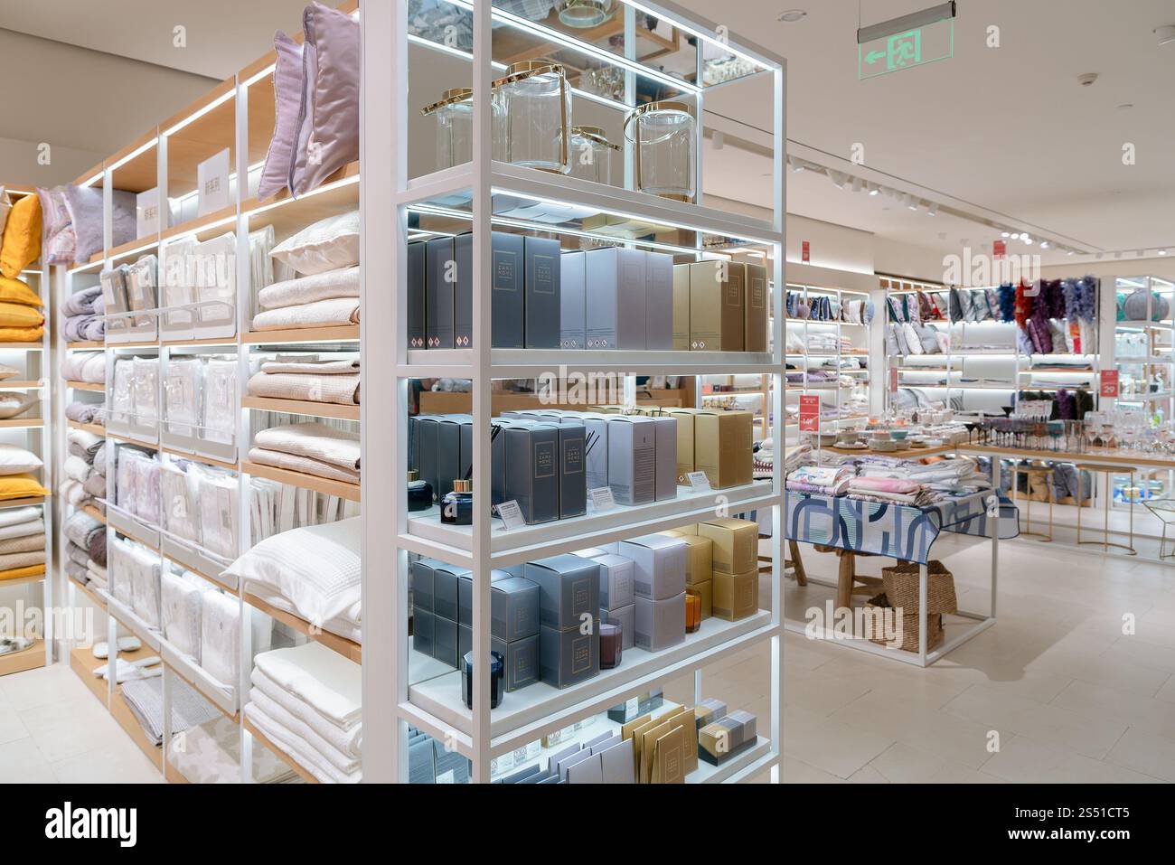 Shenzhen, China - February 06, 2019: reed diffusers displayed at the ...