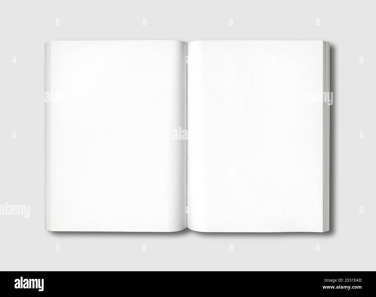 White open book isolated on a grey background. White open book isolated ...