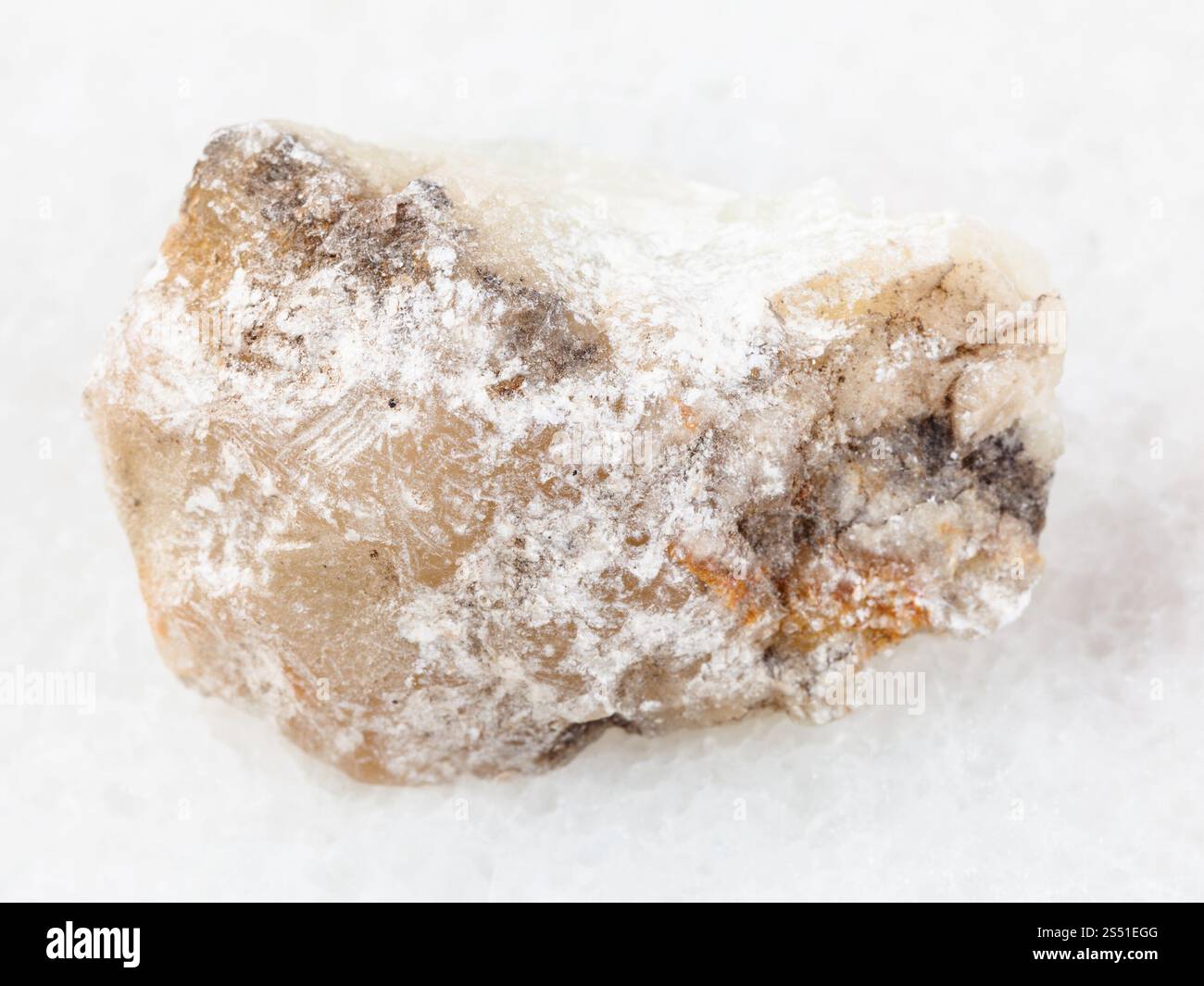 macro shooting of natural mineral rock specimen - piece of talc stone ...