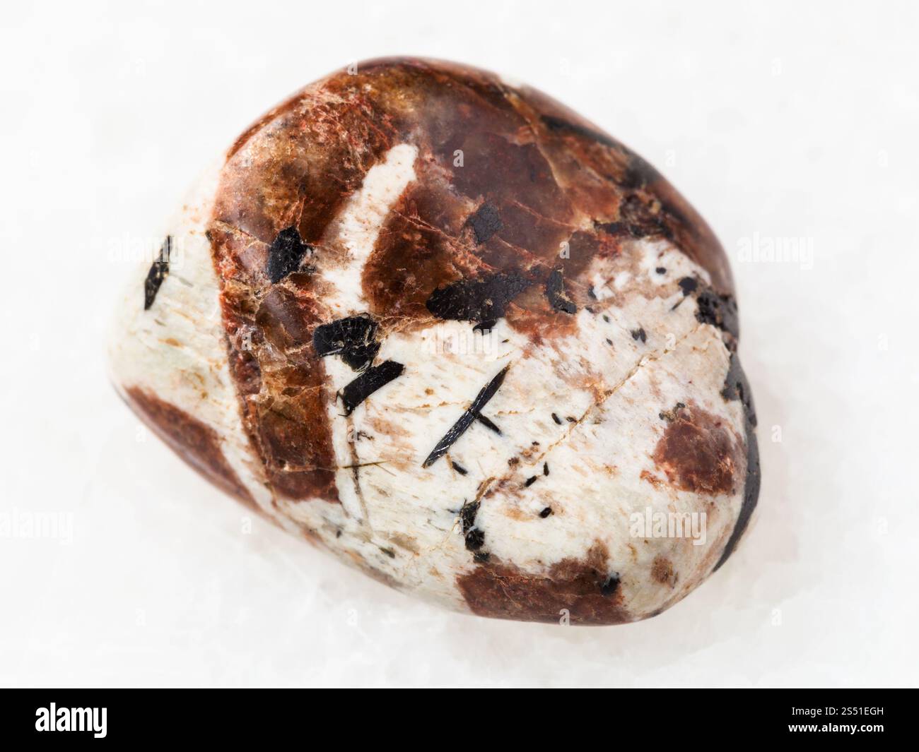 macro shooting of natural mineral rock specimen - polished Spreustein ...