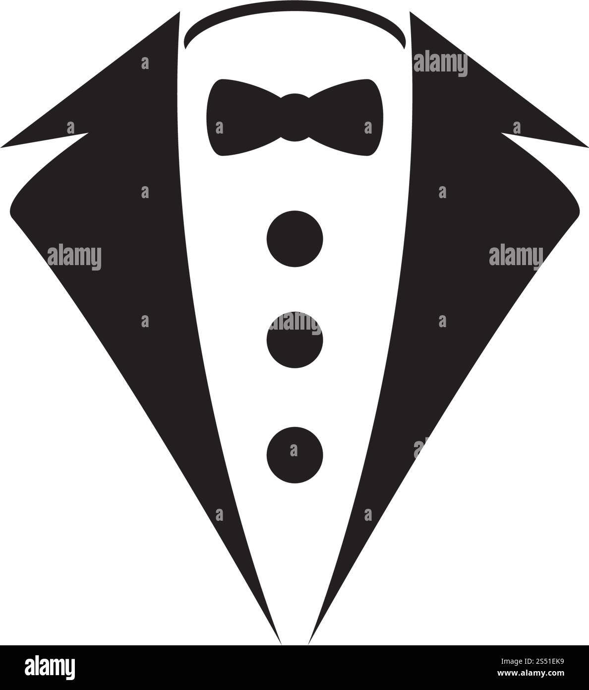 Tuxedo logo vector icon template Stock Vector Image & Art - Alamy