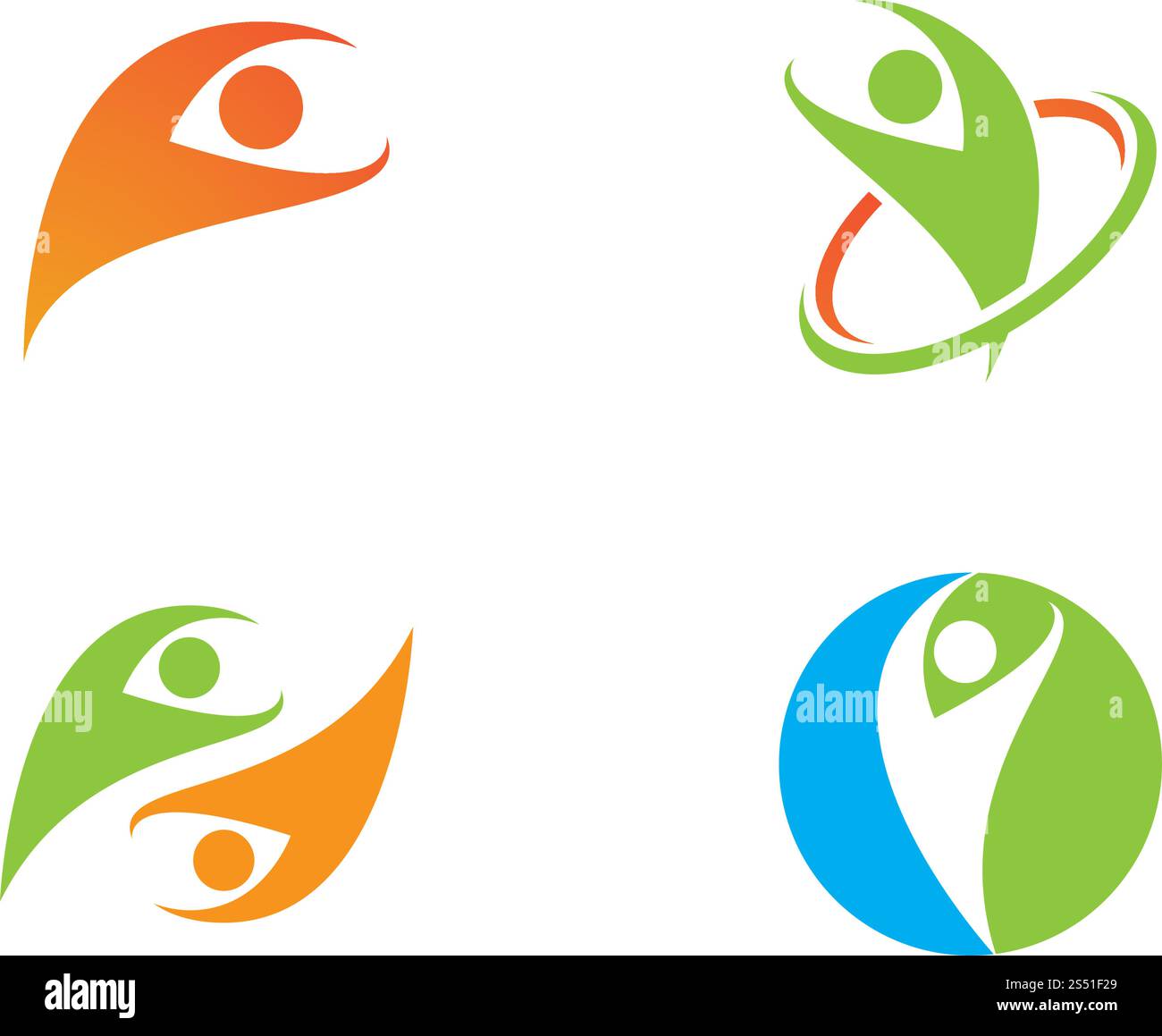 Human character logo sign,Health care logo Stock Vector Image & Art - Alamy