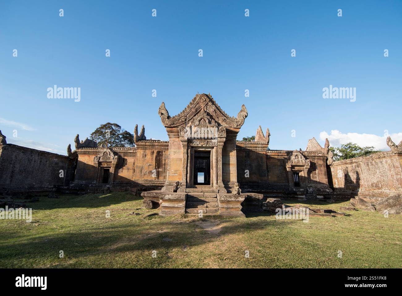 the Khmer Temples of Prsat Preah Vihear north of the town Sra Em in the ...