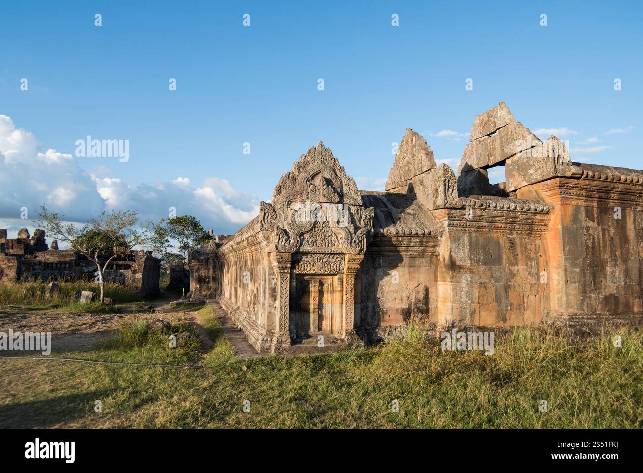 the Khmer Temples of Prsat Preah Vihear north of the town Sra Em in the ...