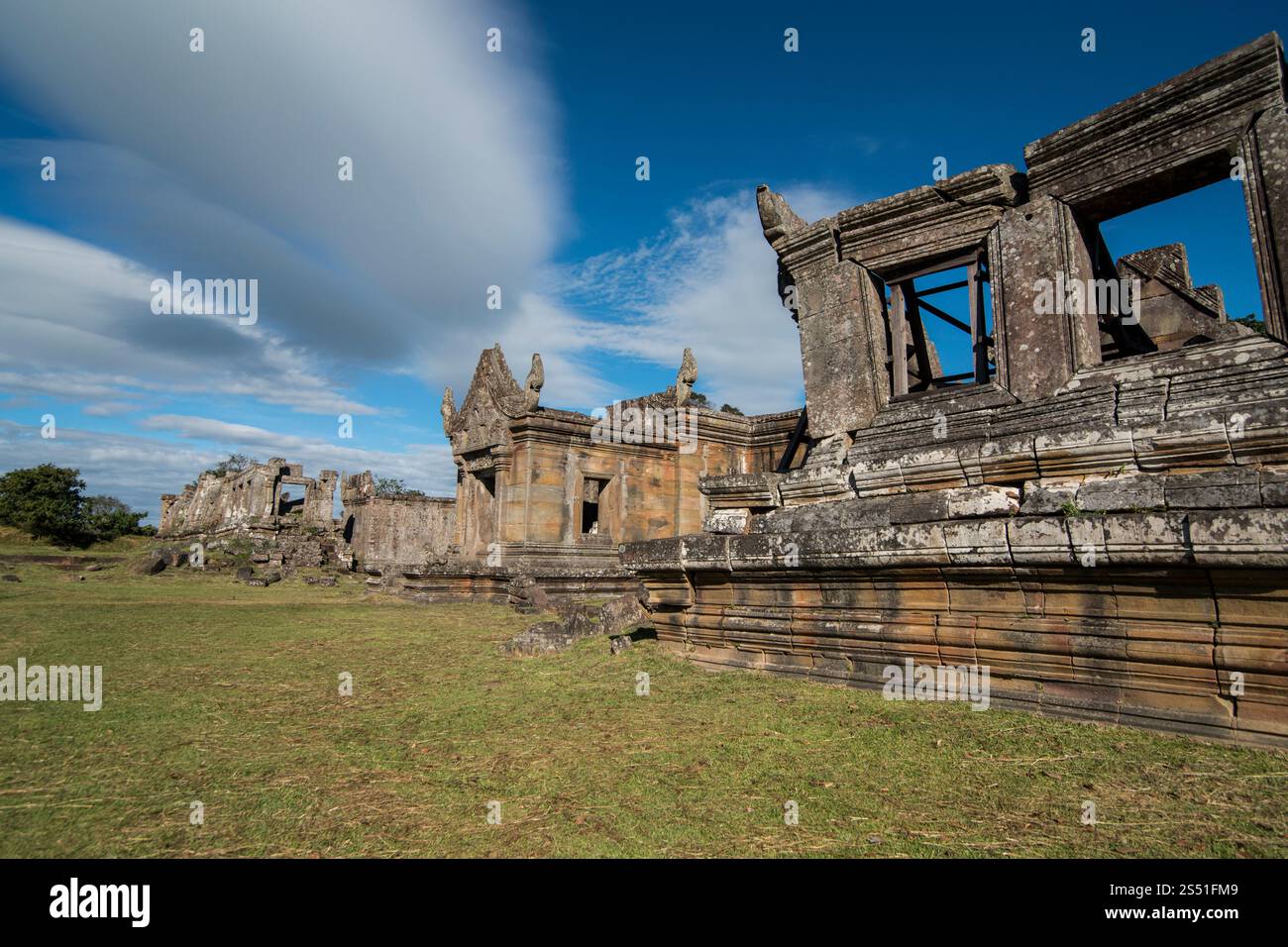 the Khmer Temples of Prsat Preah Vihear north of the town Sra Em in the ...