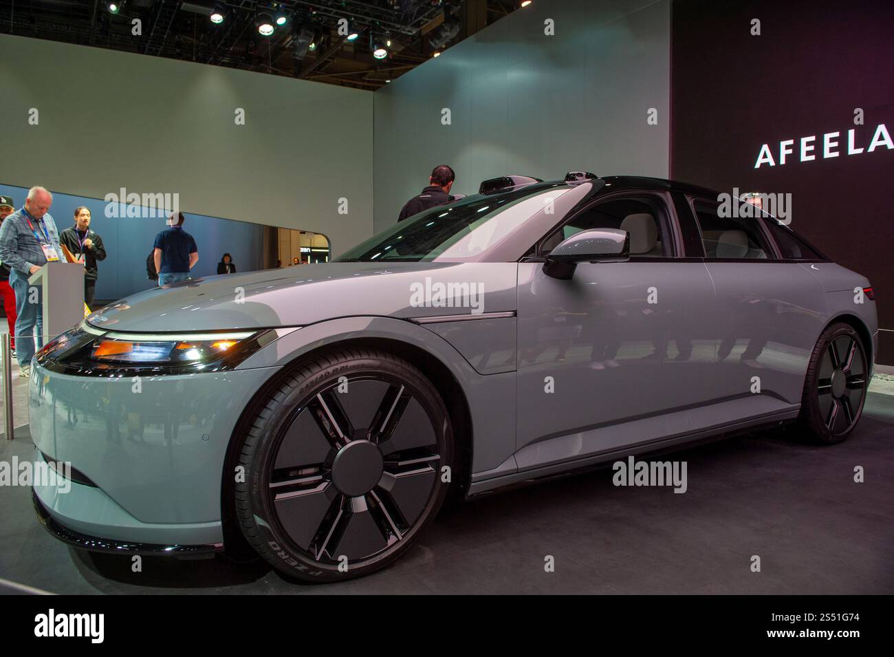 Las Vegas, USA. 09th Jan, 2025. A pre-production vehicle of the first ...