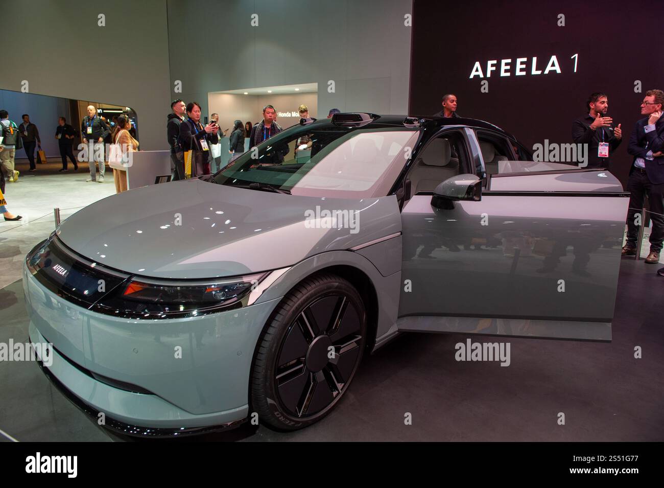 Las Vegas, USA. 09th Jan, 2025. A pre-production vehicle of the first ...