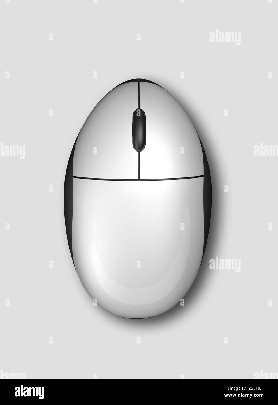 3D computer mouse isolated on grey background. 3D computer mouse isolated on grey Stock Photo ...