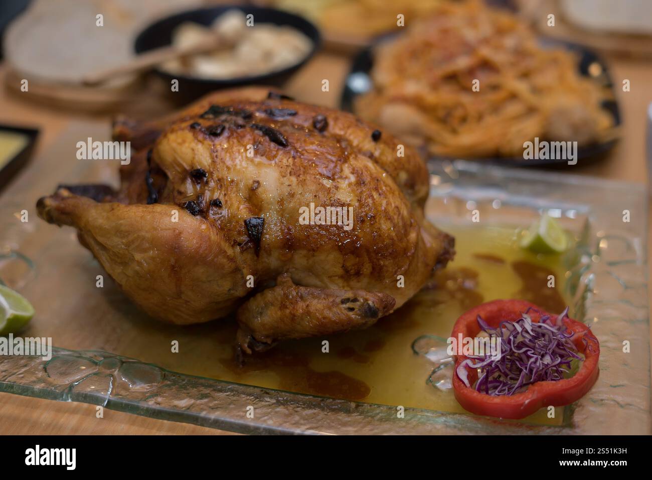 From above gold plate hi-res stock photography and images - Alamy