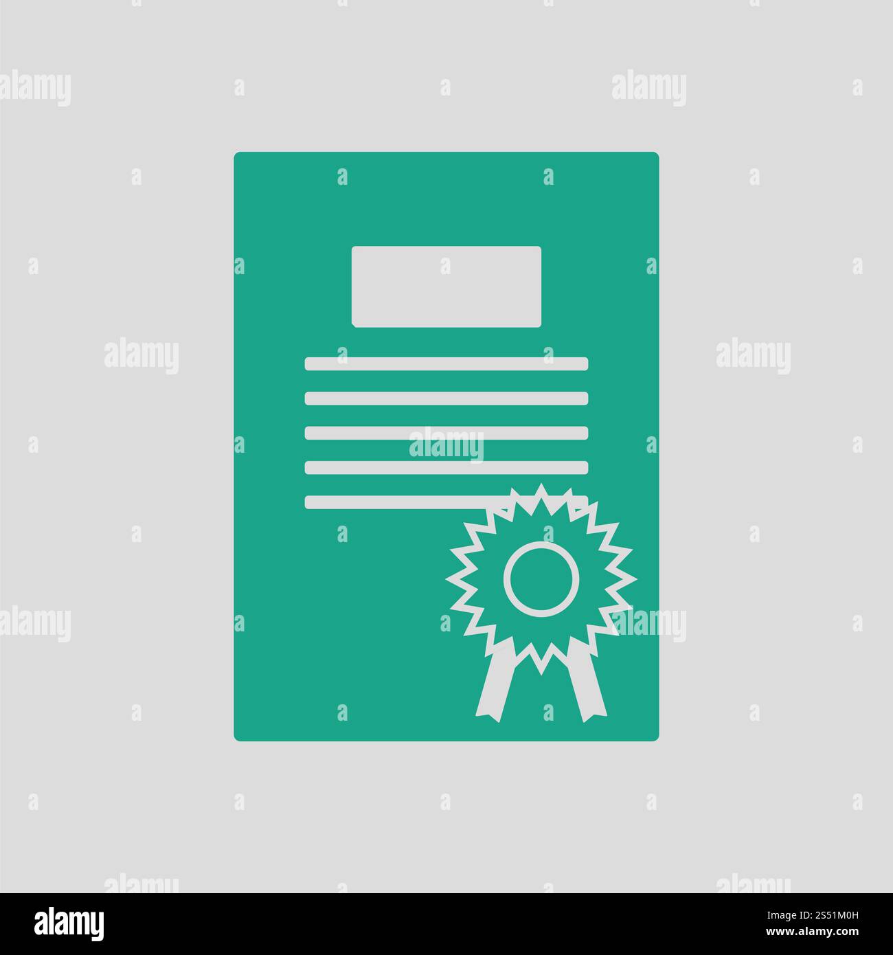 Diploma icon. Gray background with green. Vector illustration Stock ...