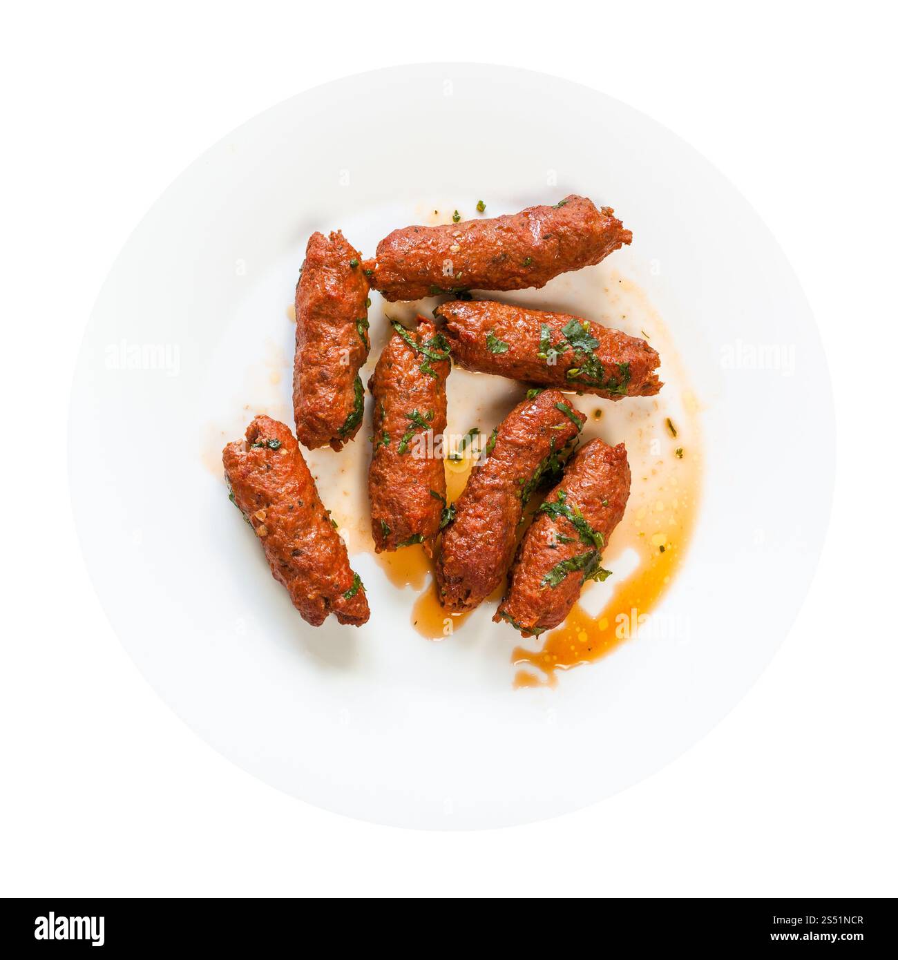 Lamb on grilled skewers Cut Out Stock Images & Pictures - Alamy