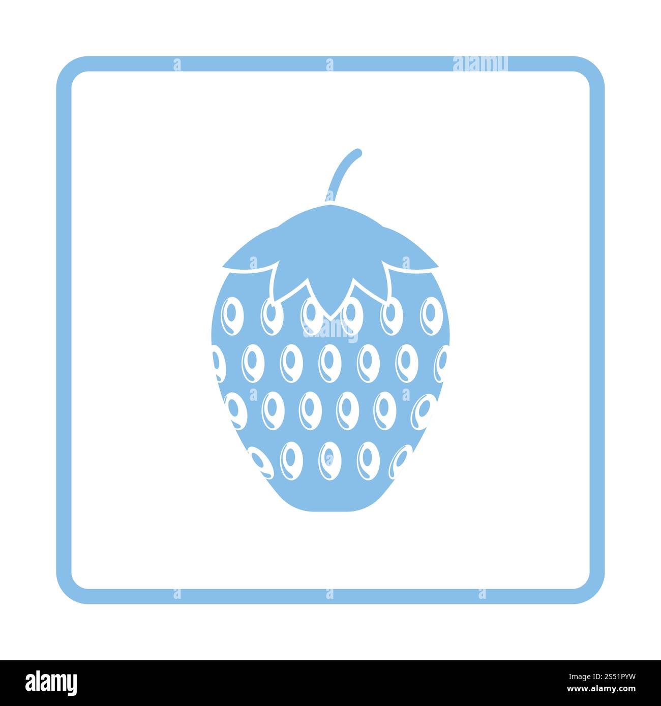 Strawberry icon fruit sign hi-res stock photography and images - Alamy