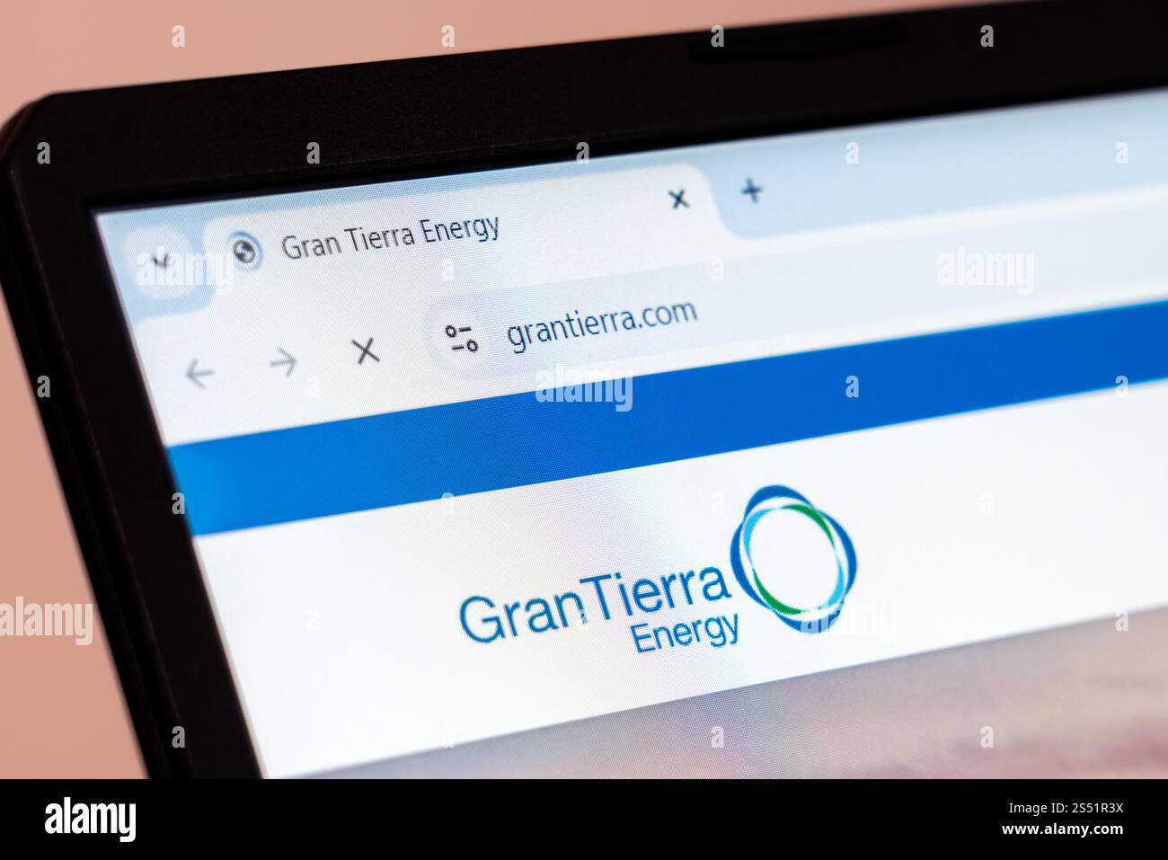 New York, USA - January 10, 2025: Gran Tierra Energy oil and gas ...