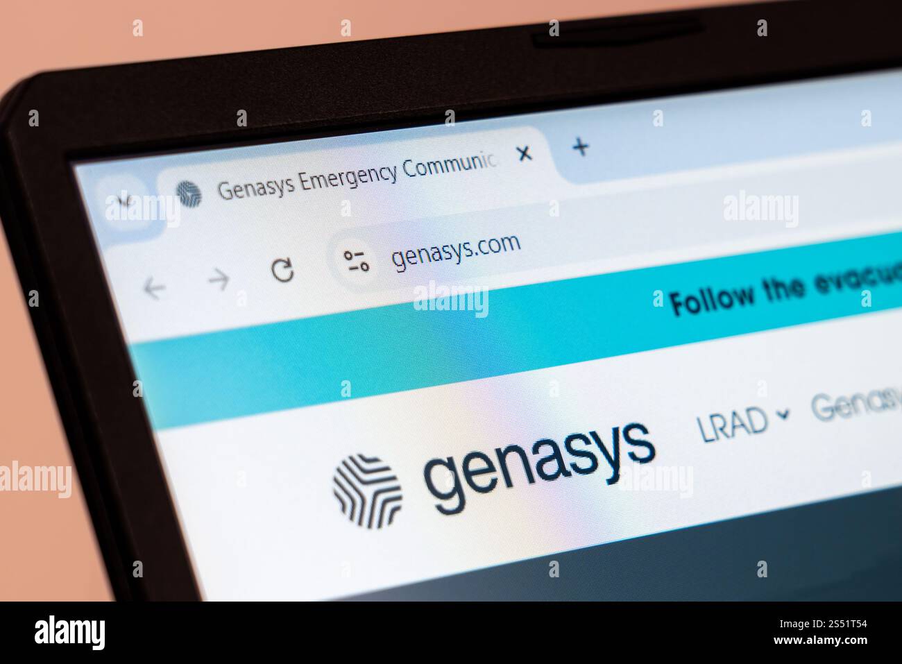 New York, USA - January 10, 2025: Genasys emergency communication and ...