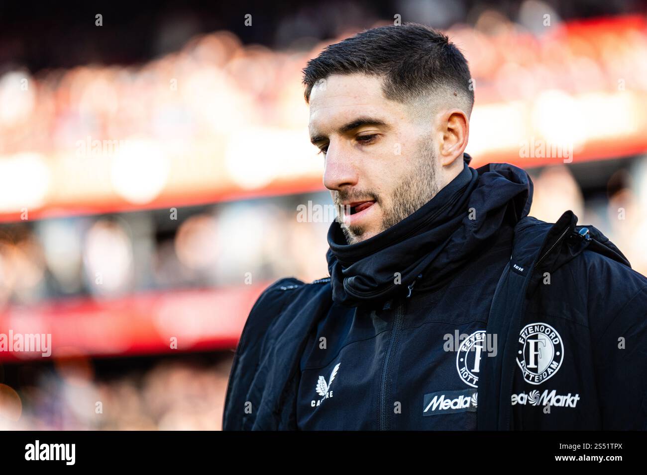 Rotterdam, The Netherlands. 12th Jan, 2025. Rotterdam - Luka Ivanusec ...