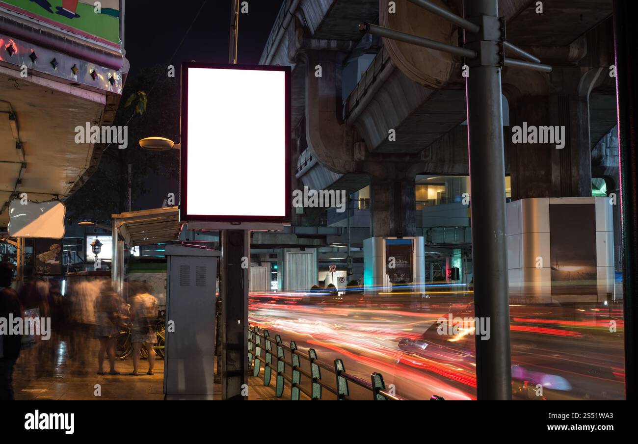 Blank billboard with copy space area for your text message or ...