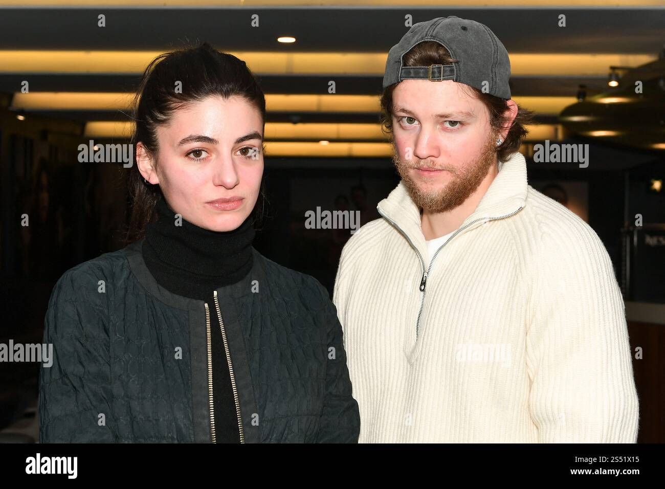 Paris, France. 13th Jan, 2025. French actress Alba Gaia Bellugi poses ...
