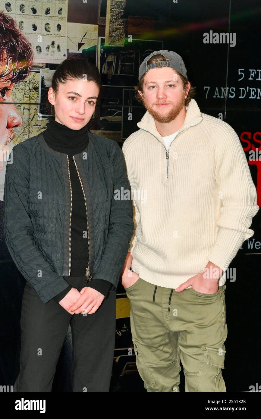 Paris, France. 13th Jan, 2025. French actress Alba Gaia Bellugi poses ...