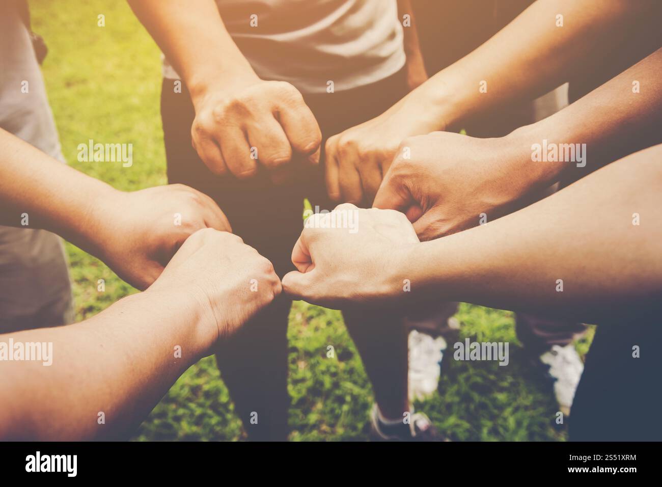 Business teamwork join hands together. Business teamwork concept Stock ...