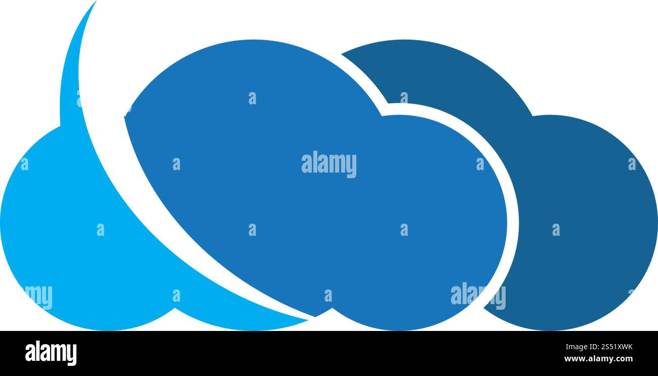Cloud Logo vector Template Stock Vector Image & Art - Alamy