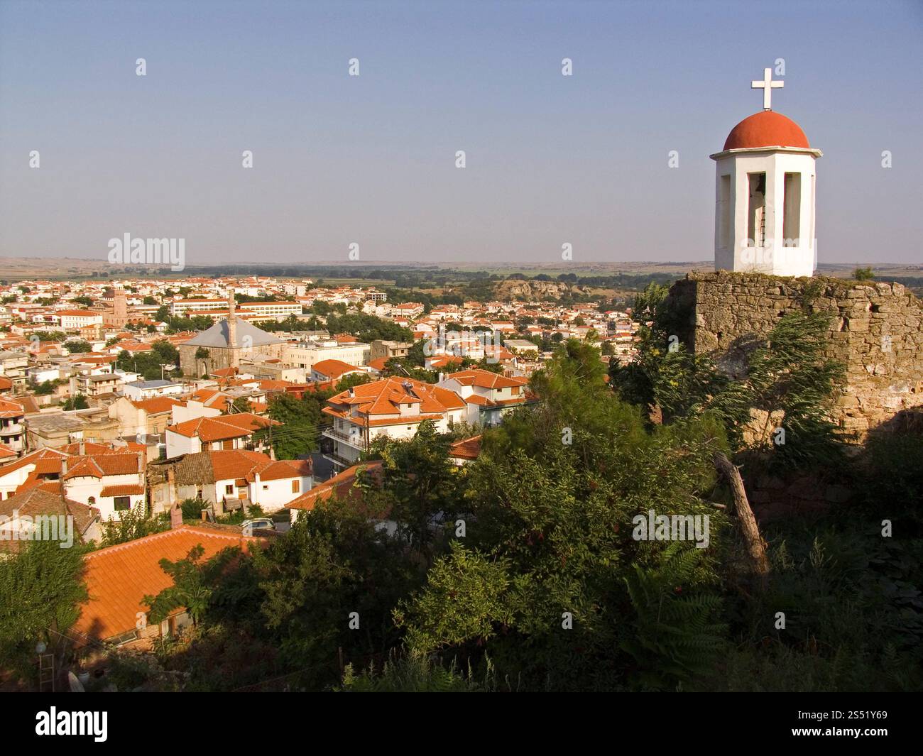 europe, greece, thrace, didymoteicho, view from the fortress Stock ...