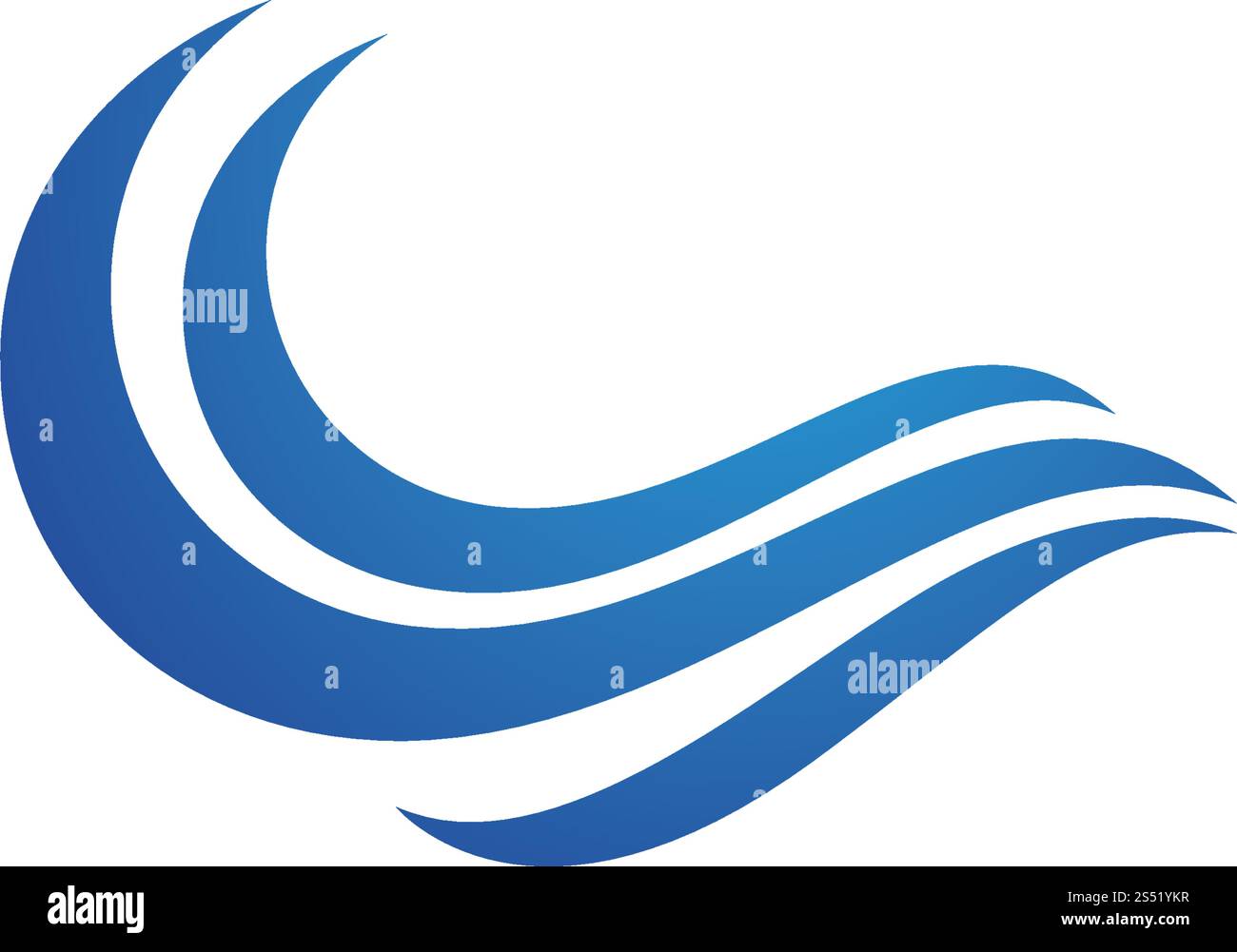 Water Wave symbol and icon Logo Template vector Stock Vector Image ...