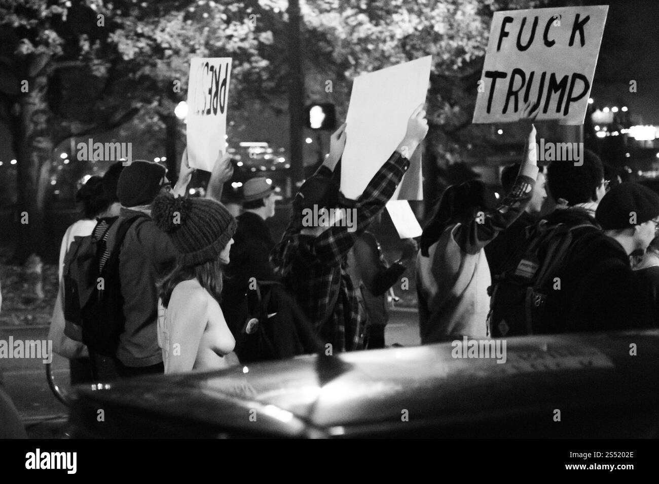 City election signs Black and White Stock Photos & Images - Alamy