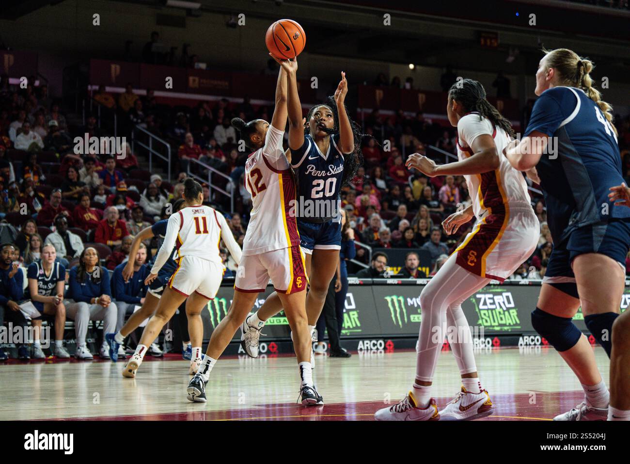 Penn State Lady Lions guard Talayah Walker (20) shoots against USC ...