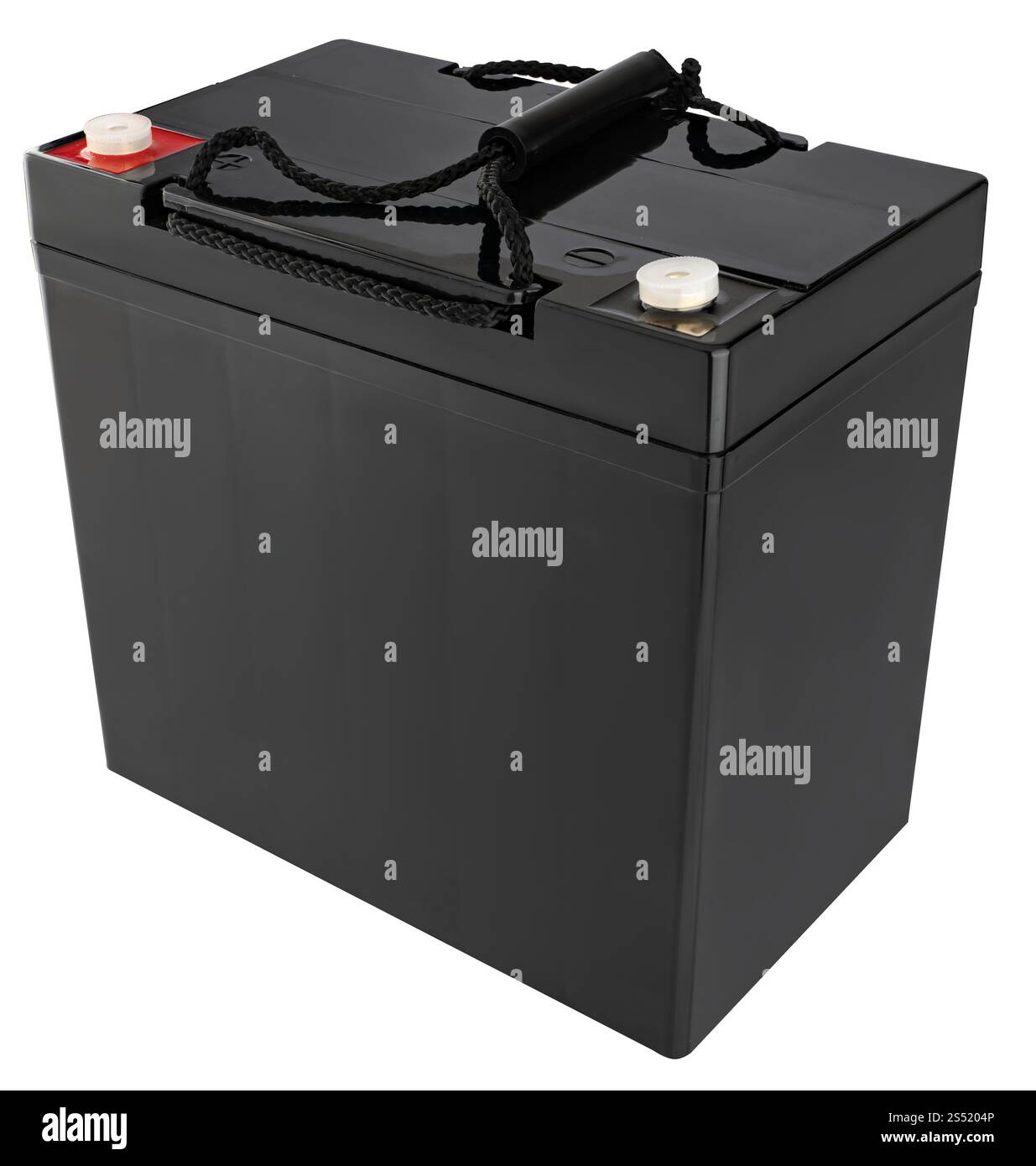 High capacity gel battery on white background Stock Photo - Alamy