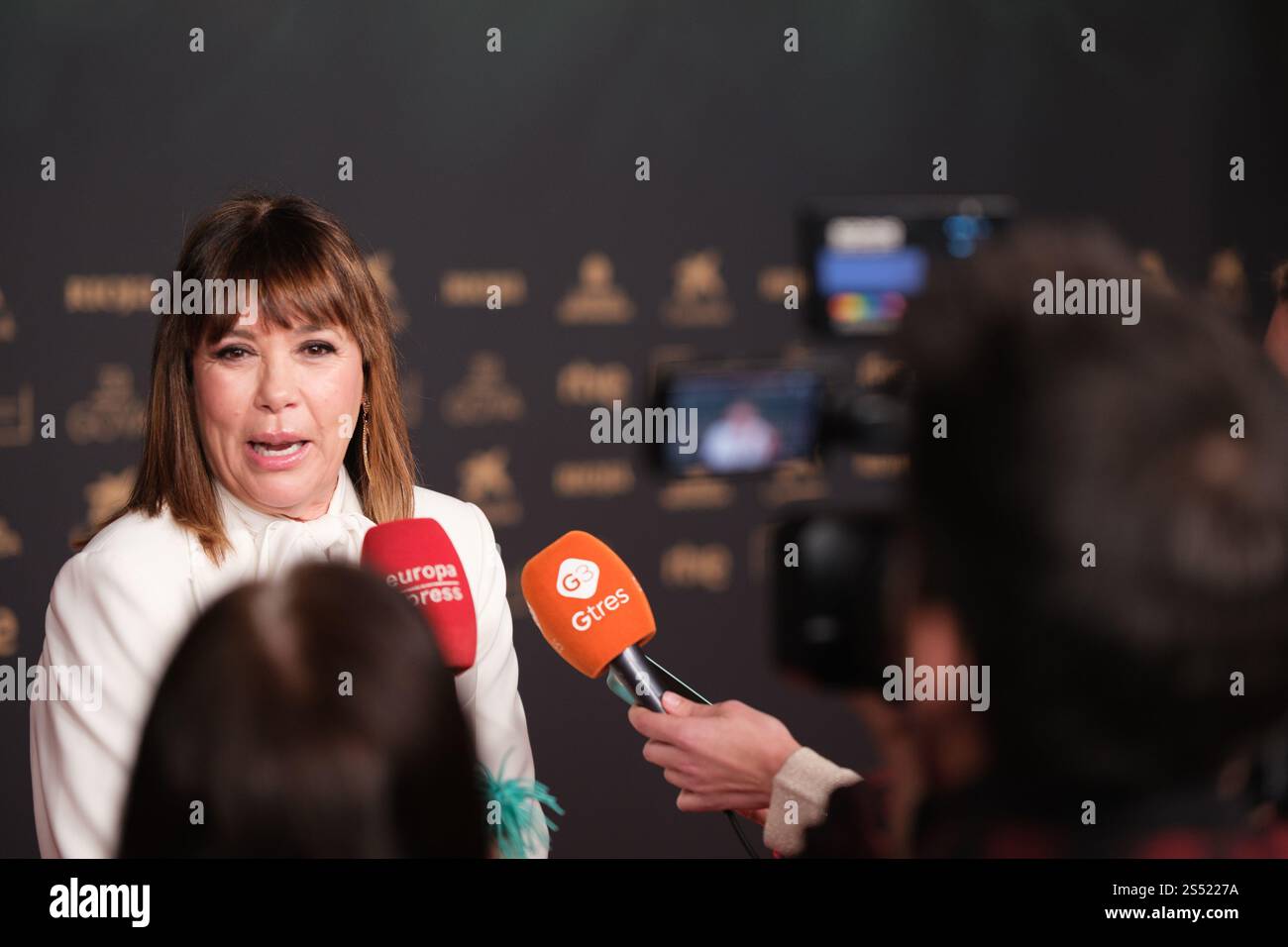 Madrid, Spain. 13th Jan, 2025. Mavel Lozano attends the candidates to ...