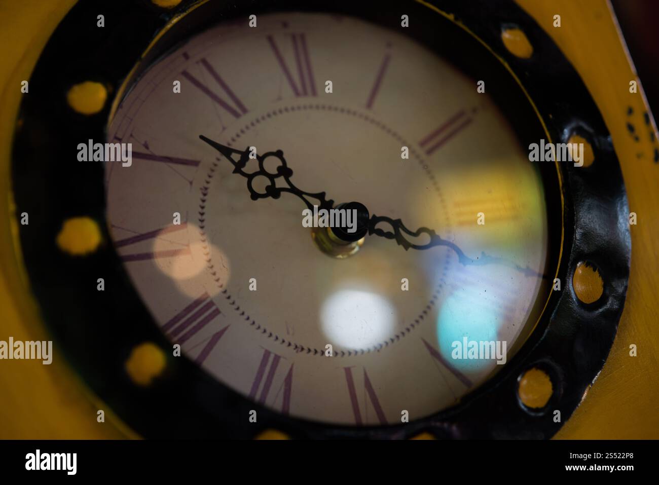 Old retro clock Stock Photo - Alamy