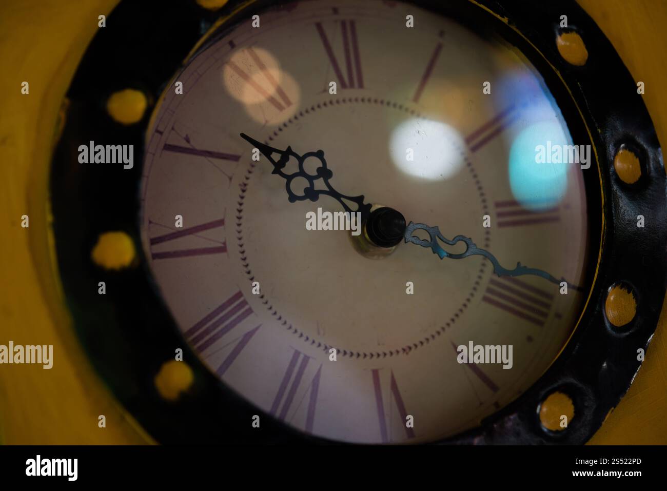 Old retro clock Stock Photo - Alamy