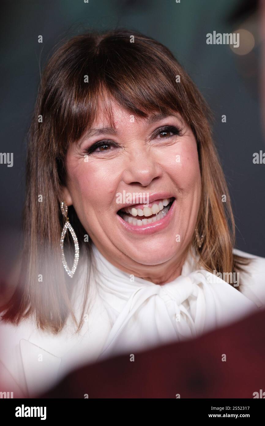 Madrid, Spain. 13th Jan, 2025. Mavel Lozano attends the candidates to ...
