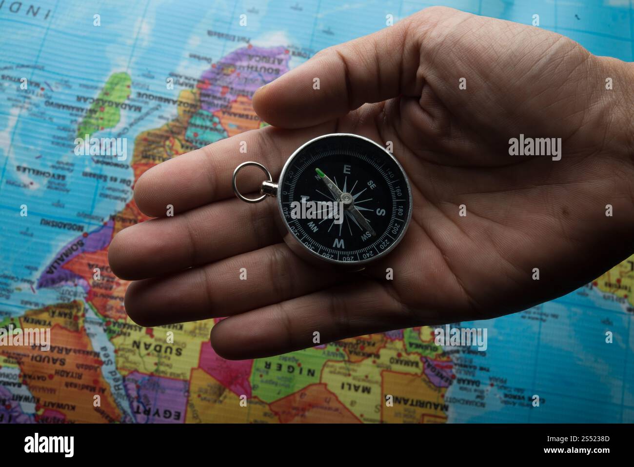 Male hand on top hi-res stock photography and images - Alamy
